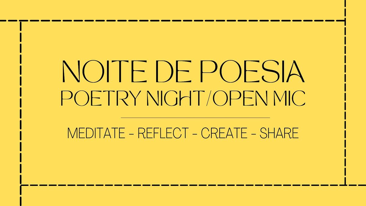 Casa Da Horta Noite De Poesia Poetry Night Open Mic Casa Da Horta