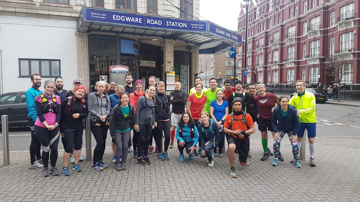 London Tube Run - Circle Line (15 Mile | 24 km Run), Sourced Market ...
