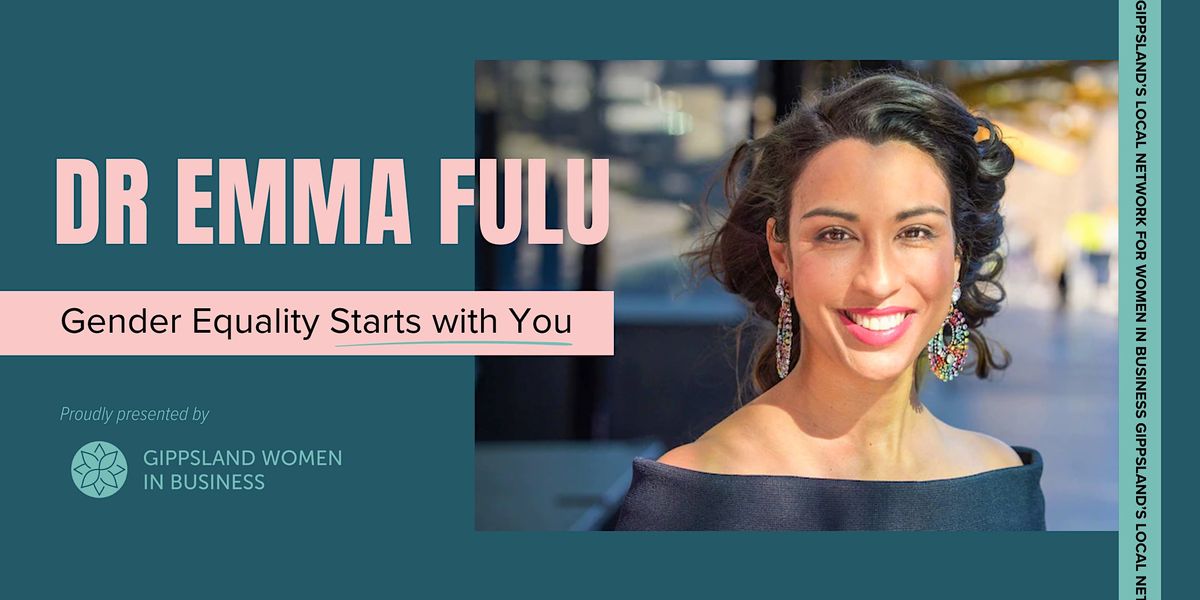 Gender Equality Starts with You with Dr Emma Fulu, De Grandis Winery ...