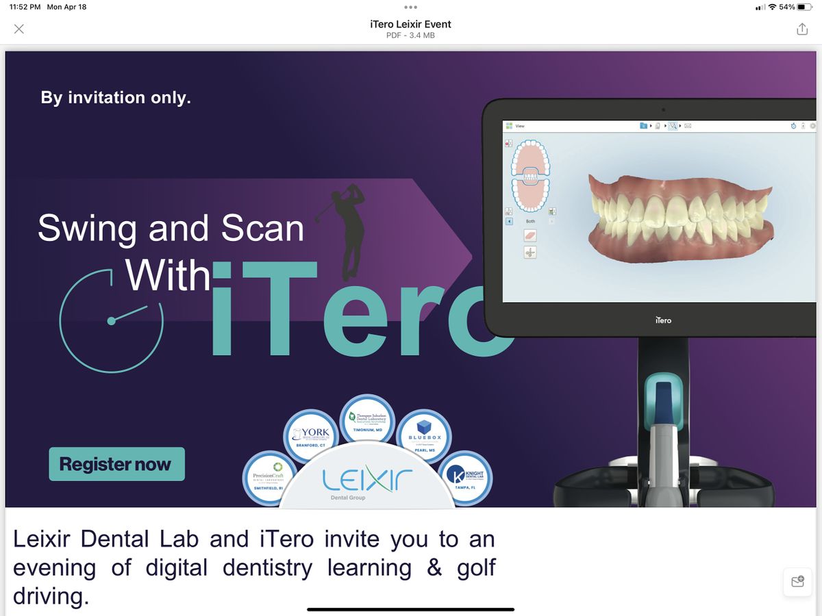 Swing and Scan with Leixir Dental Lab and iTero, Drive Shack, West Palm ...