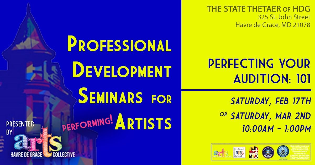 Professional Development Seminar for Artists: Perfecting Your Audition ...
