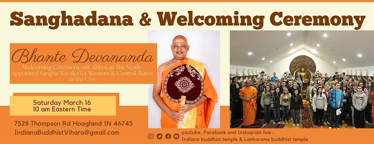 Lunch Offering and Welcoming Ceremony Bhante Devananda at Indiana ...