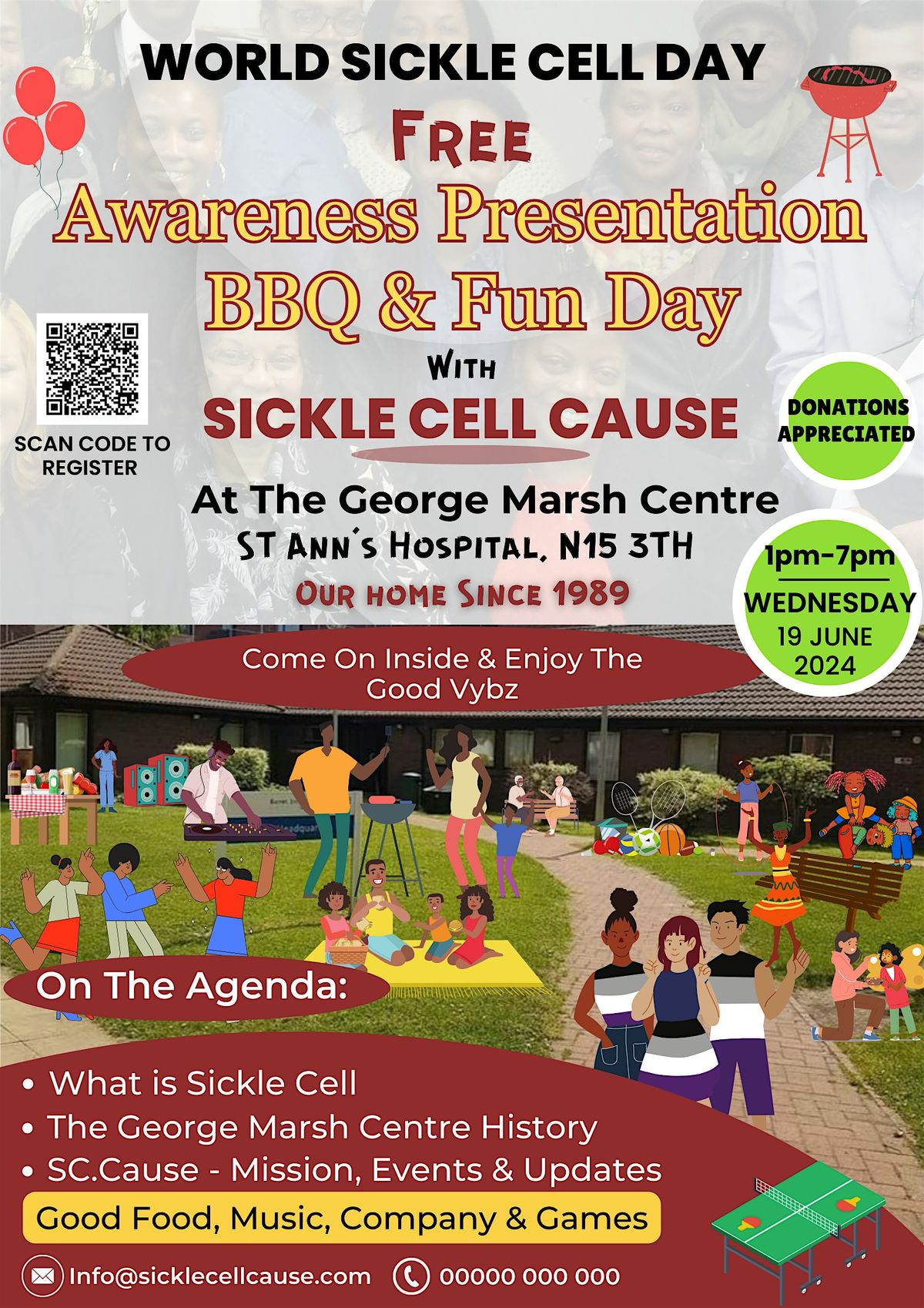 World Sickle Cell Day: Awareness Presentation & BBQ, George Marsh ...