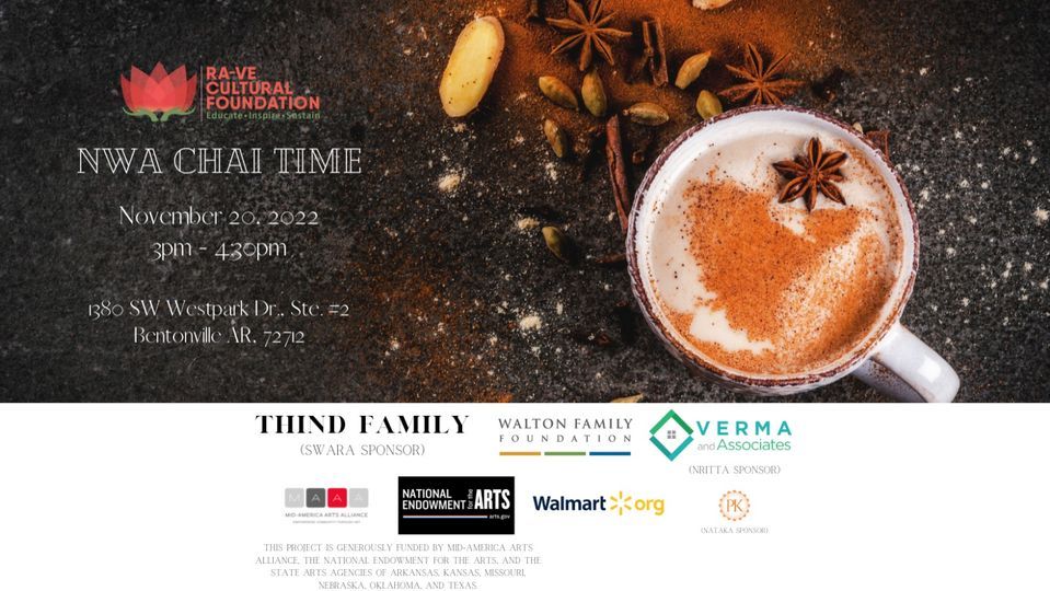 NWA Chai Time, Kalaloka Institute of Fine Arts, Bentonville, 20 ...