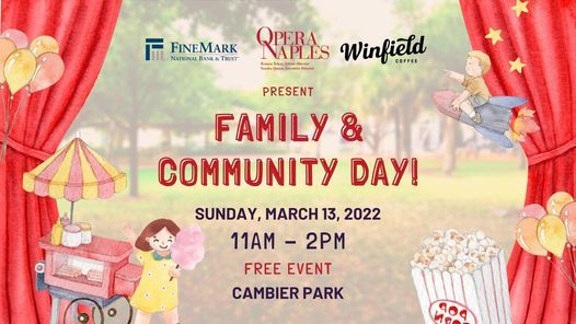 Family & Community Day at Cambier Park, Cambier Park, Naples, 13 March 2022
