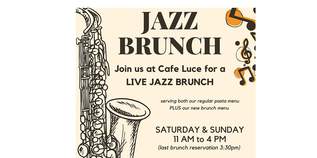 Live Jazz Brunch at Cafe Luce, Café Luce, New York, 9 July 2023