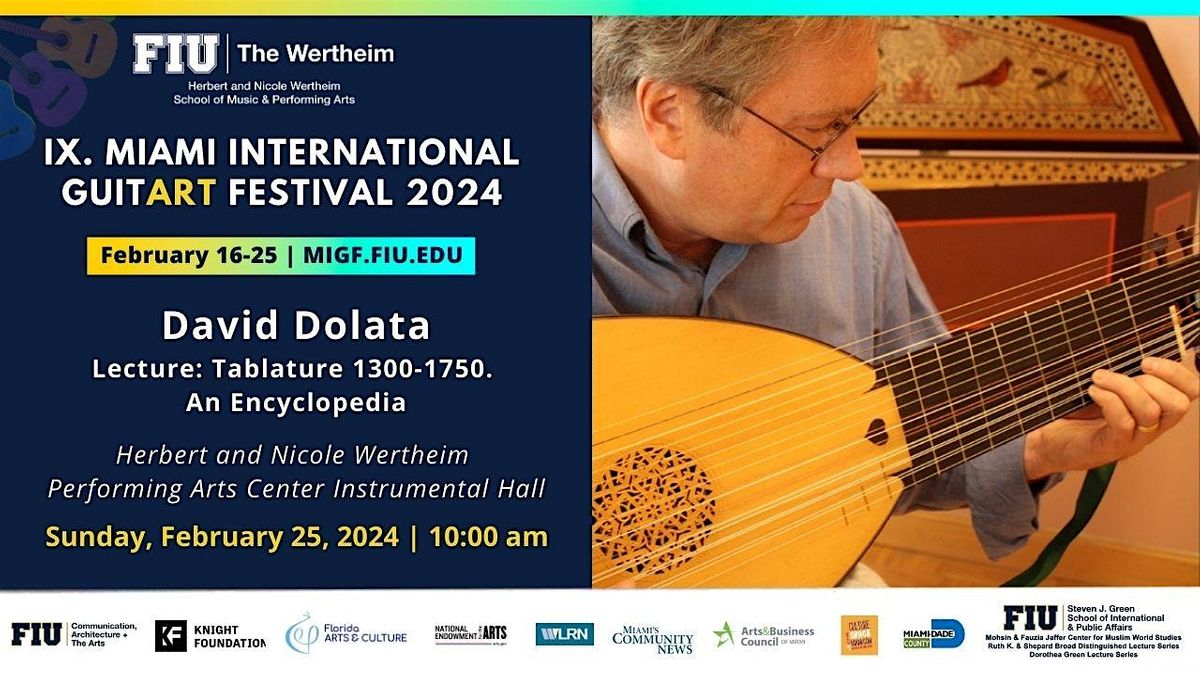 MIGF 2024 GuitART Festival Lecture: TABLATURE Alternate Music Notations ...