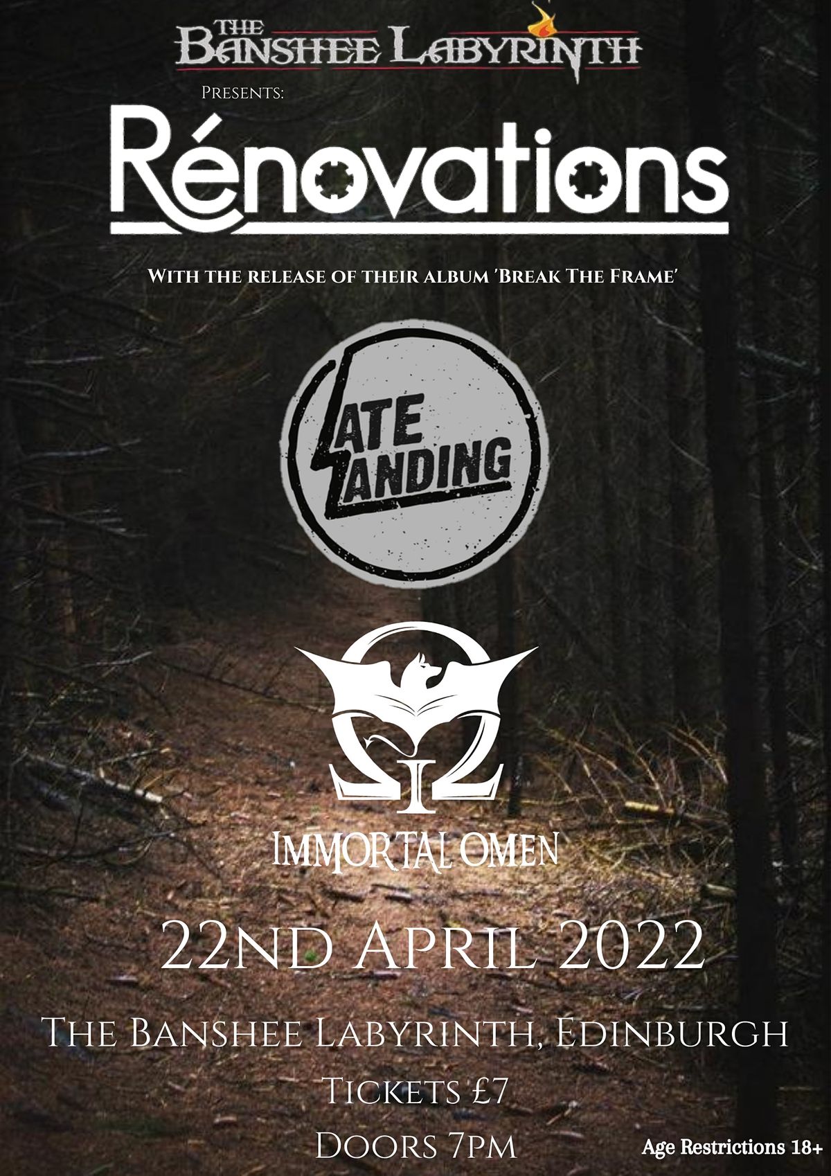 RENOVATIONS/LATE LANDING/IMMORTAL OMEN, The Banshee Labyrinth ...