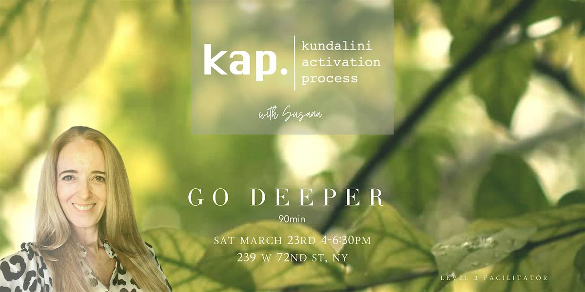 KAP Go Deeper with Susana, Ashtanga Open Practice, New York, 23 March 2024