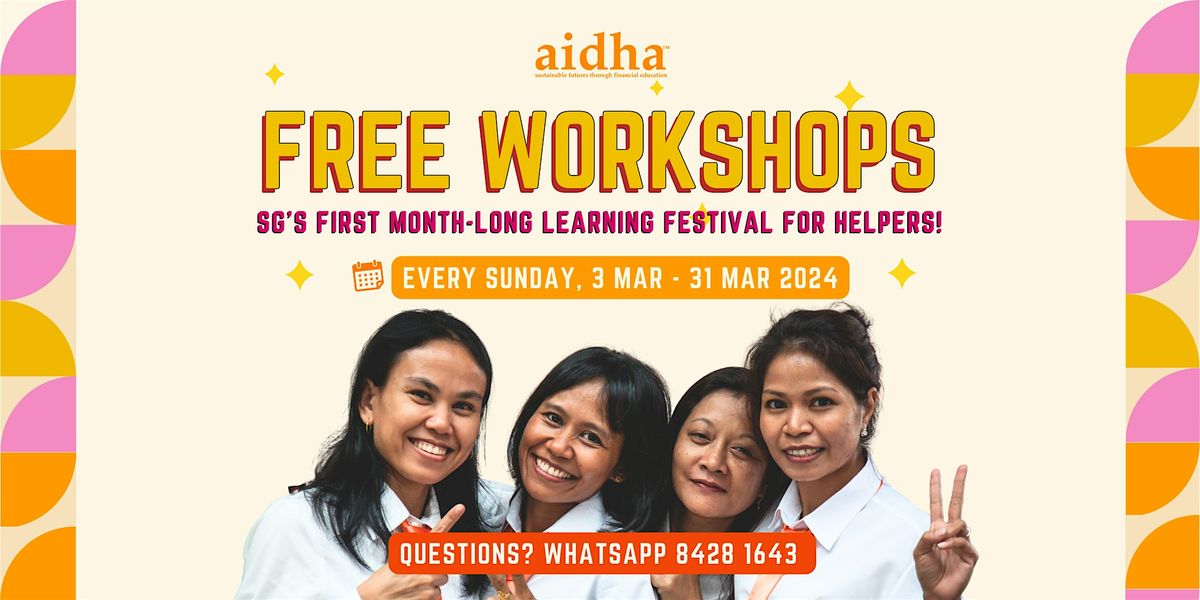 Learning Fest 2024, Aidha @ Catapult, Queenstown, 3 March to 31 March