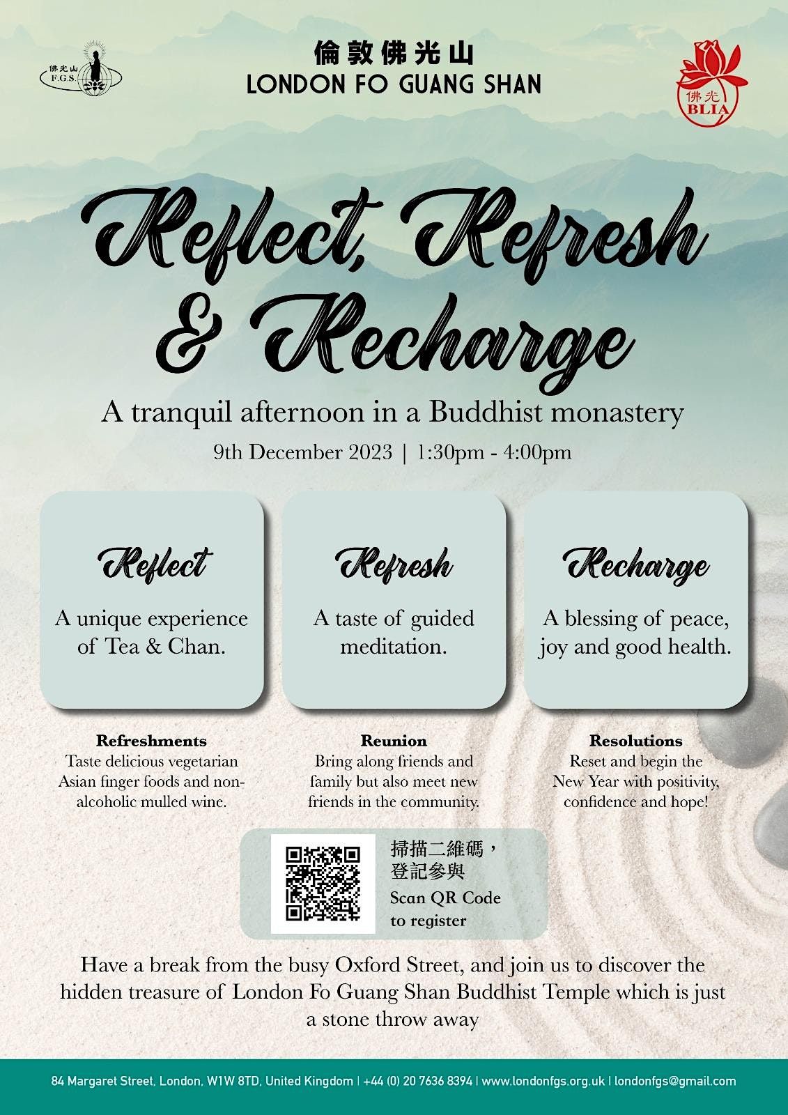 Reflect, Refresh & Recharge - A tranquil afternoon in a Buddhist ...