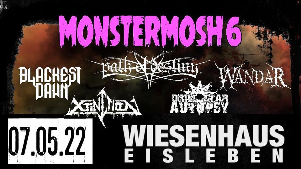 MONSTER MOSH 6, Wiesenhaus Eisleben,Lindenallee 32,06295 Lutherstadt Eisleben, Dessau-roßlau, 7 ...