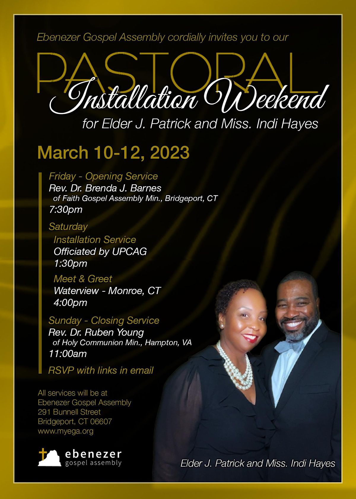 EGA Pastor Installation Service, Ebenezer Gospel Assembly, Bridgeport ...