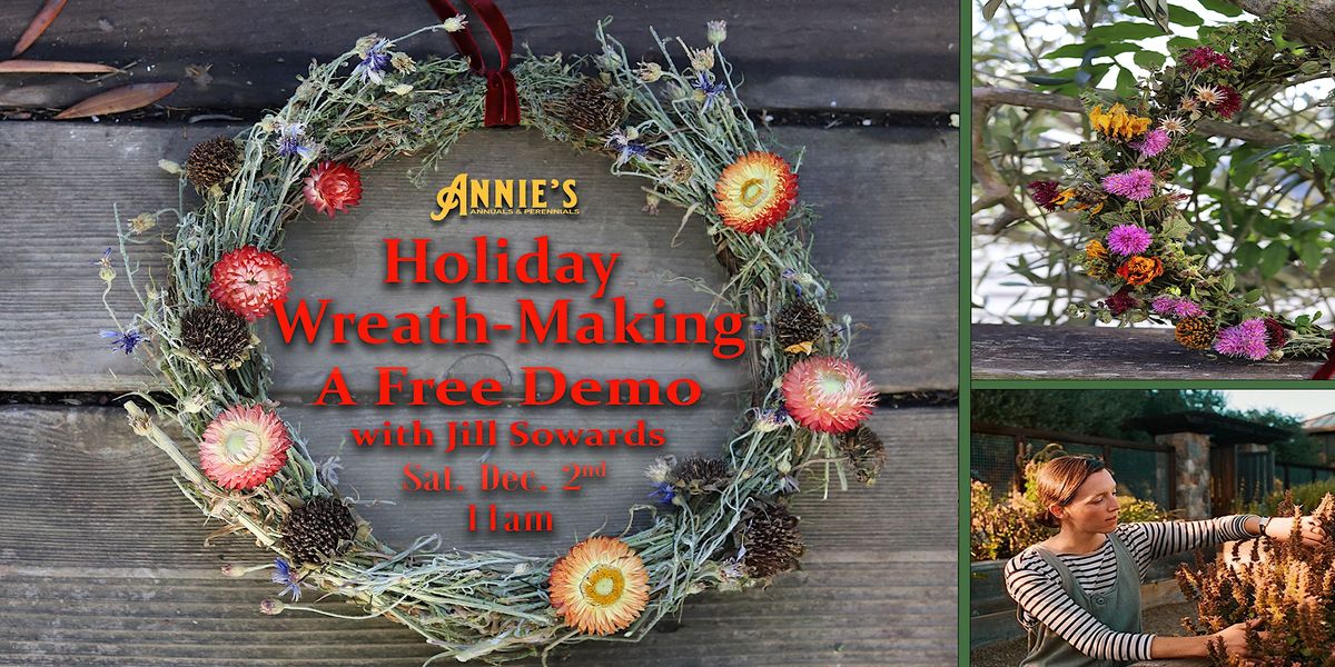 Holiday Wreath-Making Demo with Jill Sowards of Violetear Studios ...