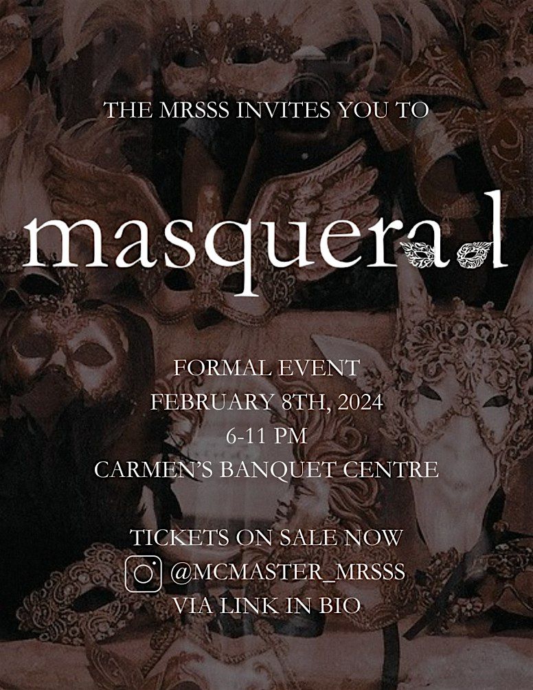 Masquerad Formal Event, Carmen's Banquet Centre, Stone Church Road East ...