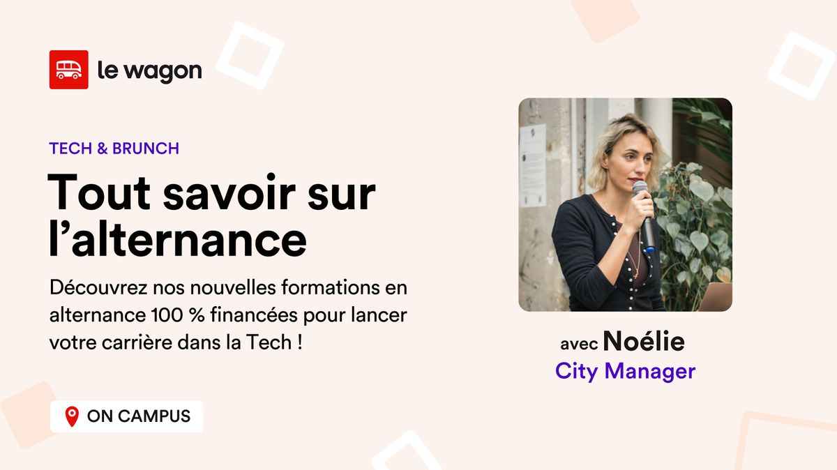 Tout savoir sur lalternance !, Le Wagon Gaudelet, Paris, 4 November 2023