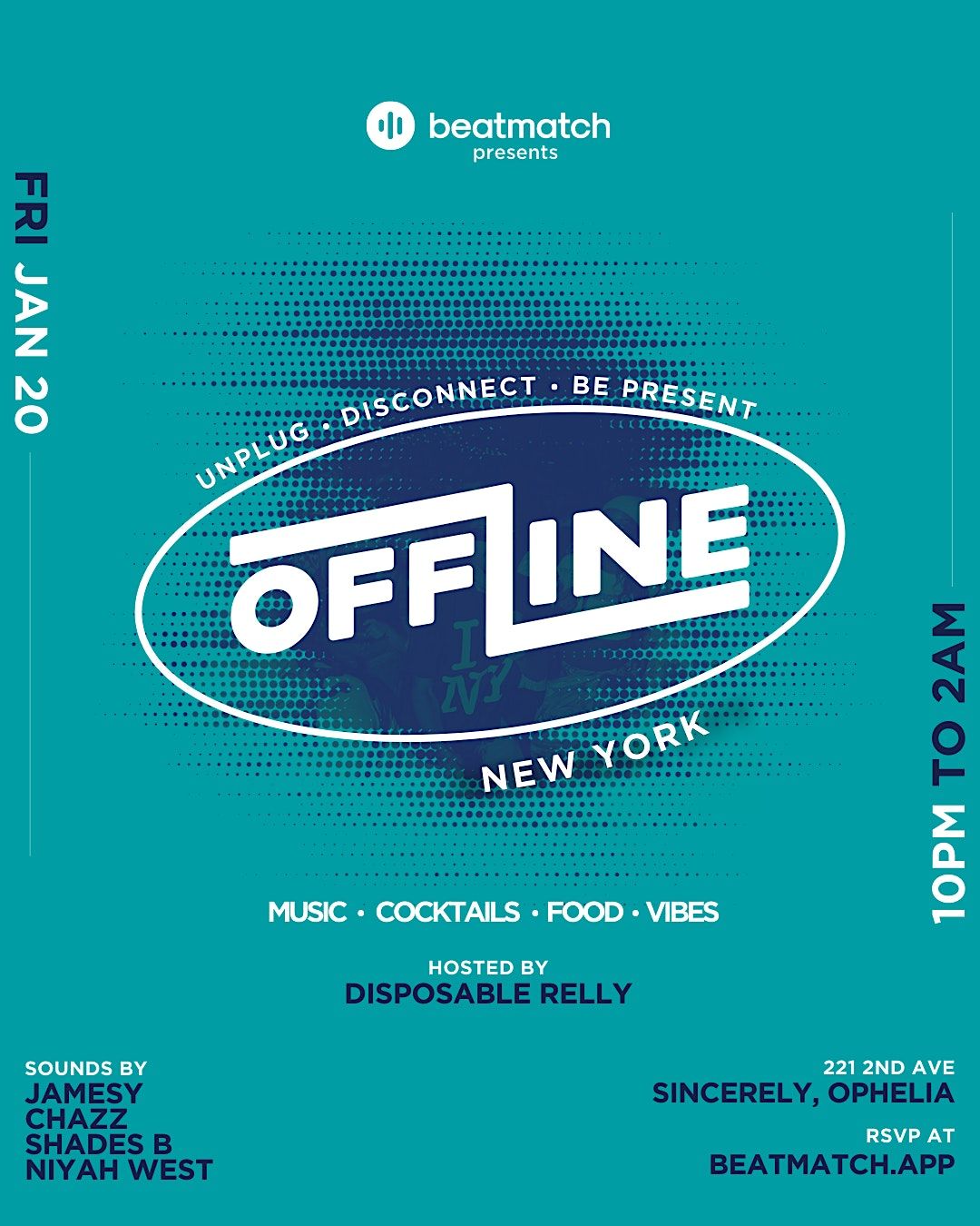 OFFLINE NYC, Sincerely, Ophelia, New York, 20 January to 21 January