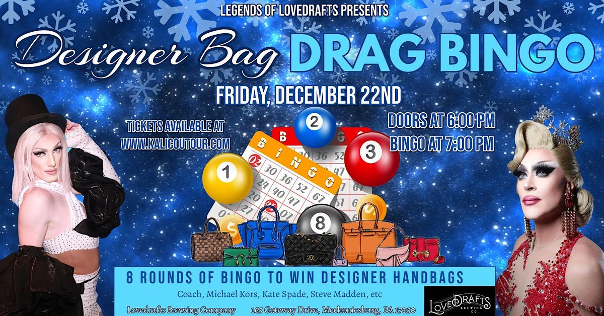 Designer Bag Bingo, Lovedraft's Brewing Co, Mechanicsburg, 22 December 2023
