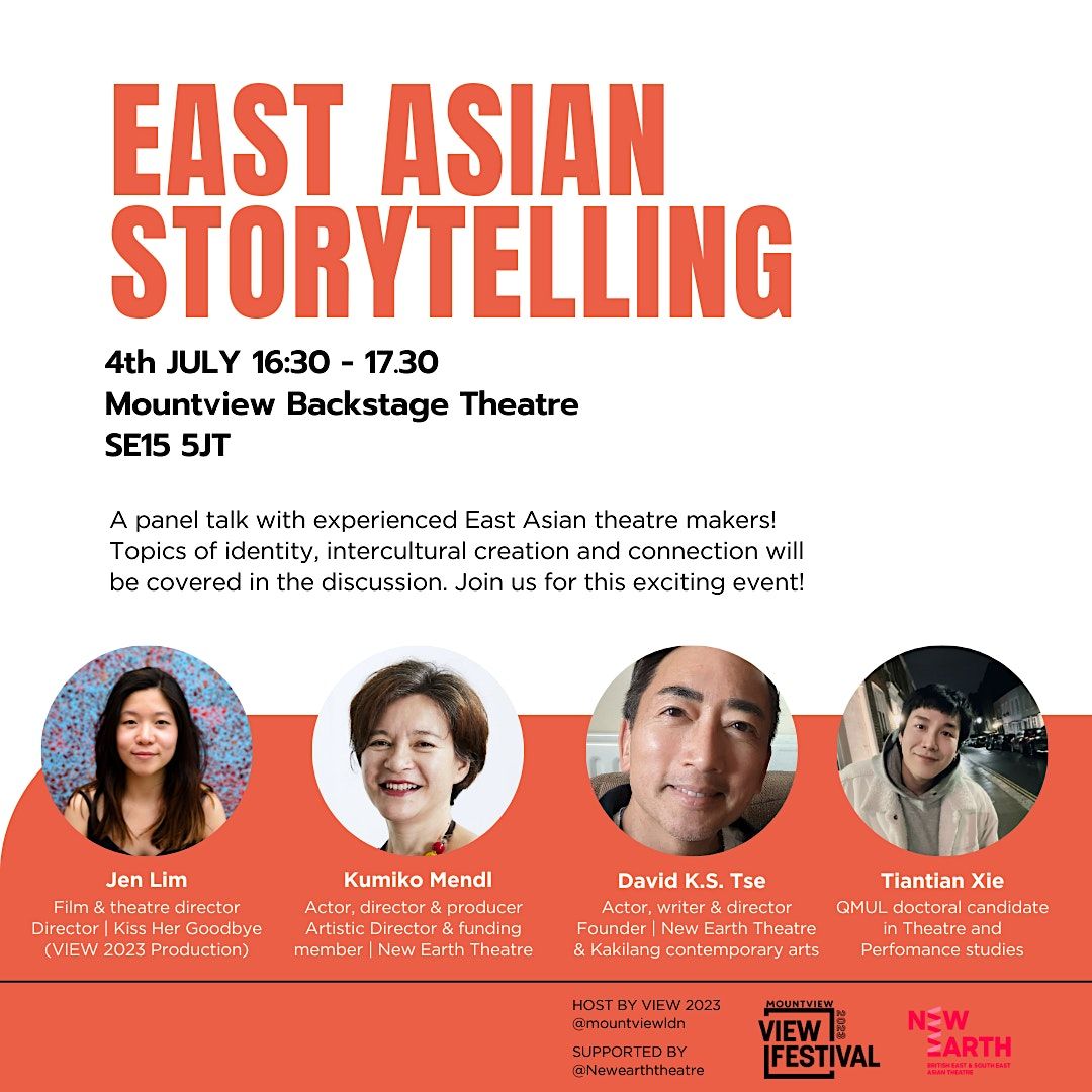 Panel Talk: East Asian Storytelling in the UK, Backstage Theatre ...