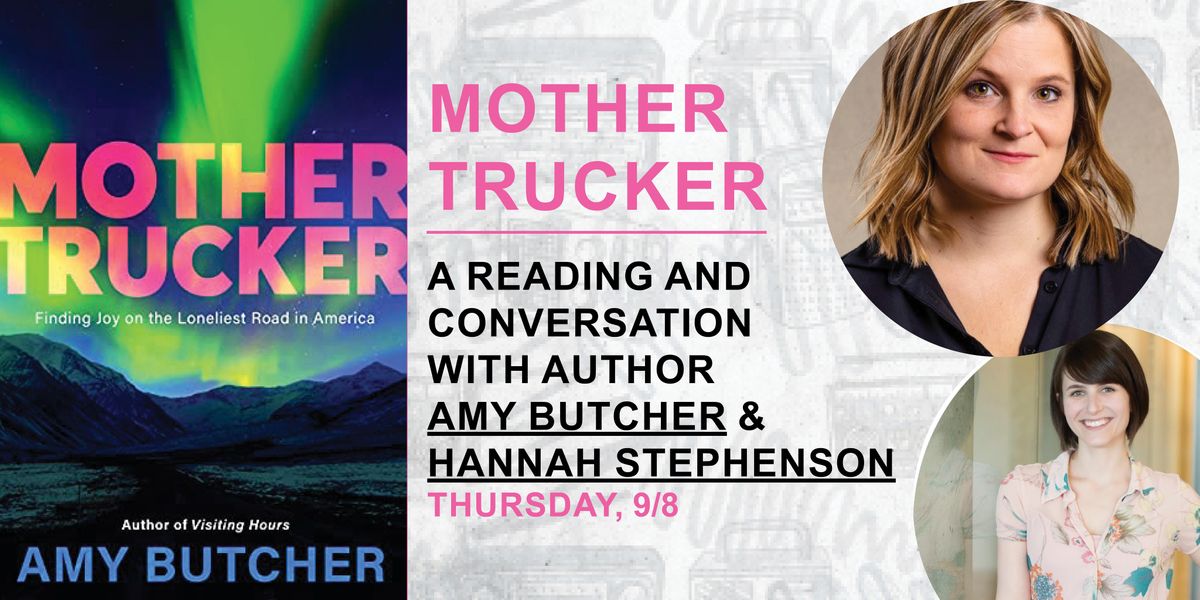 Amy Butcher, Reading and Conversation with Hannah Stephenson, Two ...