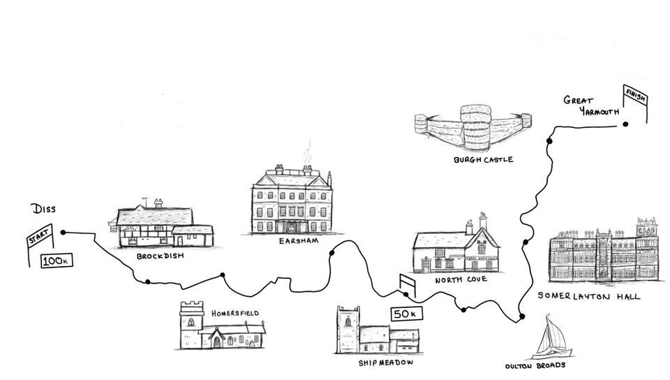 Angles Way Ultras 100k / 50k, Great Yarmouth, 4 June 2022