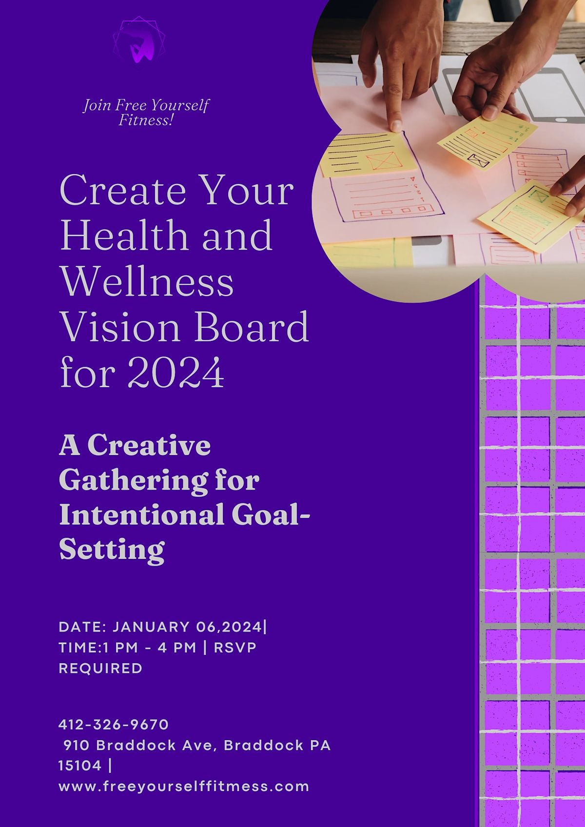 2024 Health and Wellness Vision Board Party, 910 Braddock Ave, 6 ...