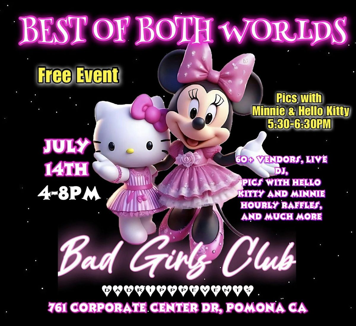 Hello Kitty & Minnie Mouse PopUp Market, 761 Corporate Center Dr ...