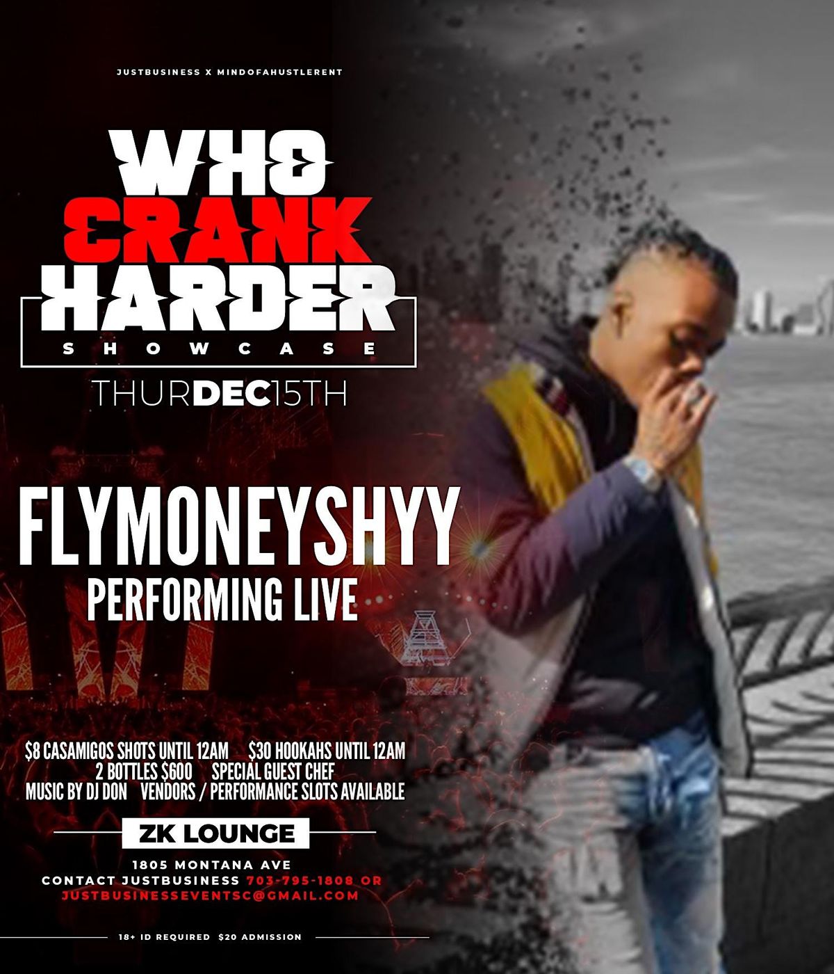 Who Crank Harder, Zk Lounge, Washington, 15 December to 16 December