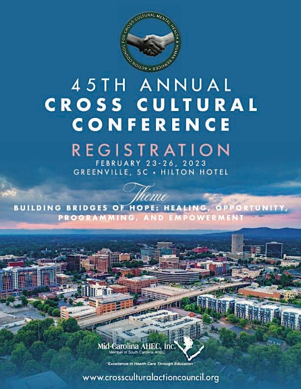 45th Annual Cross Cultural Conference, Hilton Greenville, 23 February ...