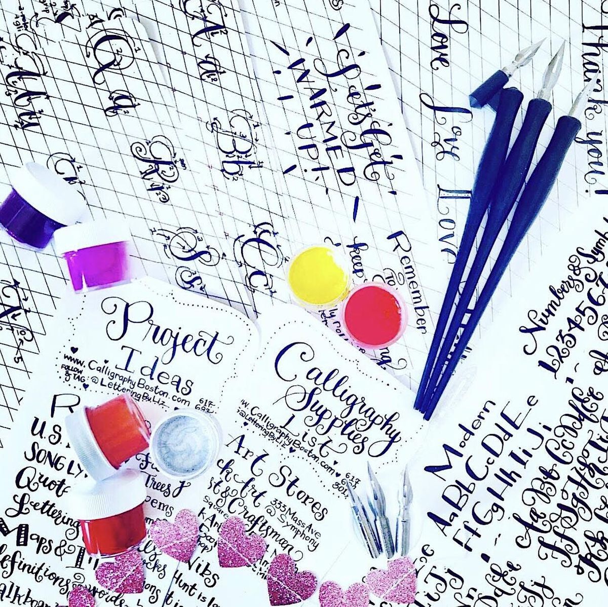 Portsmouth NH | Calligraphy Class for Beginners with Lettering By Liz ...