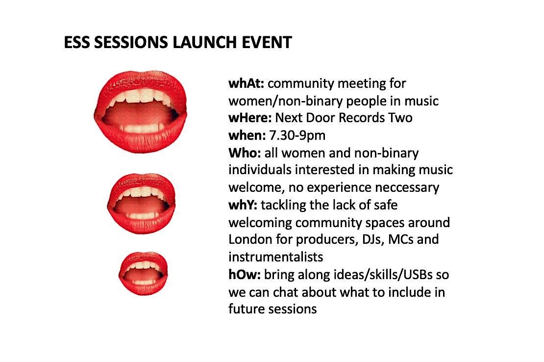 ESS Sessions Launch Event, Next Door Records Two (record shop), London ...