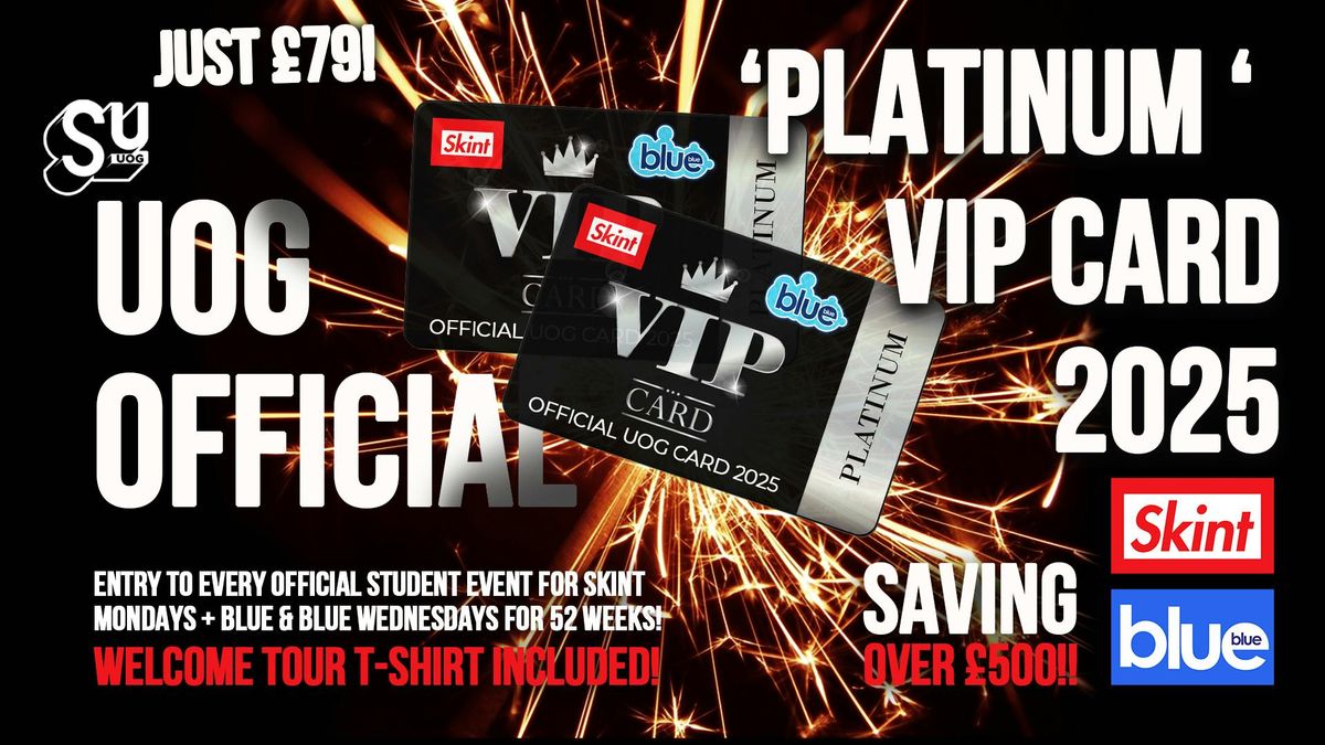😲 UoG Official PLATINUM VIP Card 2025 - 2026 💳, MooMoo Clubrooms Cheltenham, 15 September to 20 July
