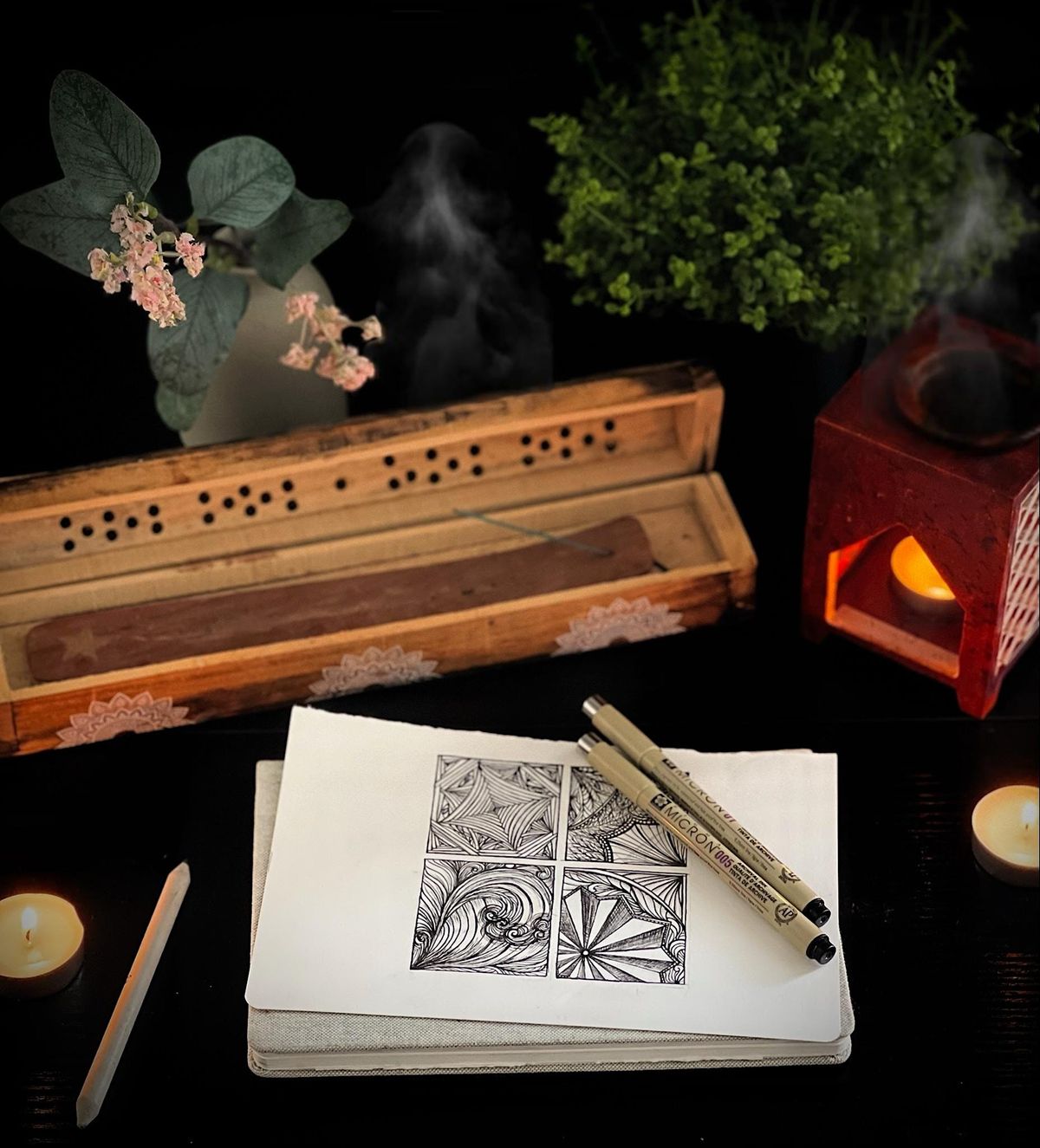 Zentangle Relaxation Class, Terra Gallery, Dublin, 14 November 2022