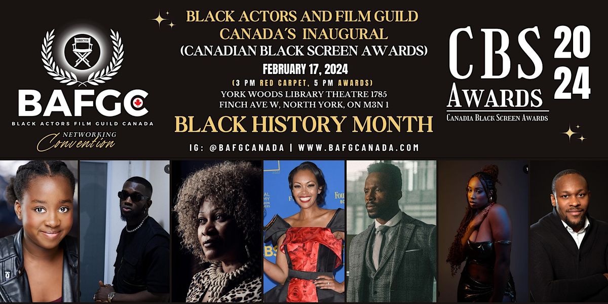The 2024 BAFGC Inaugural Canadian Black Screen Award, York Woods ...