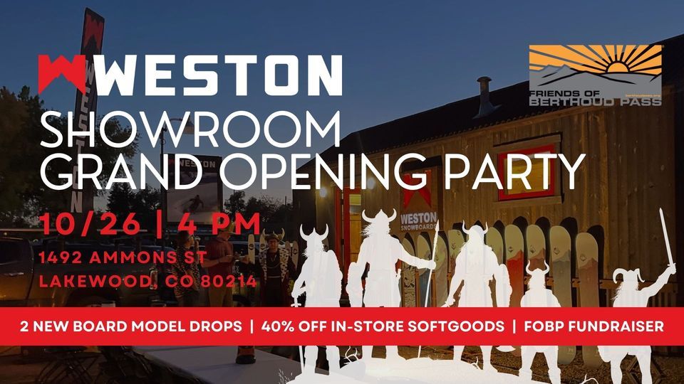 Weston Season Kick-Off Party + Showroom Grand Opening! , 1492 Ammons St ...