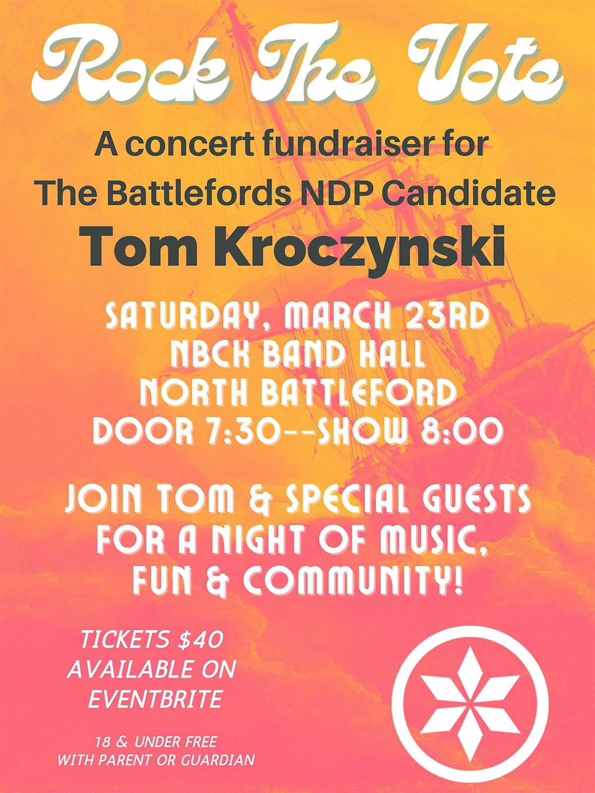 Rock the Vote Fundraiser for The Battlefords NDP Candidate Tom ...