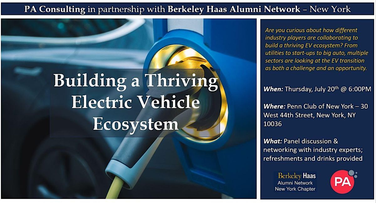 Building a Thriving Electric Vehicle Ecosystem, Penn Club of New York ...