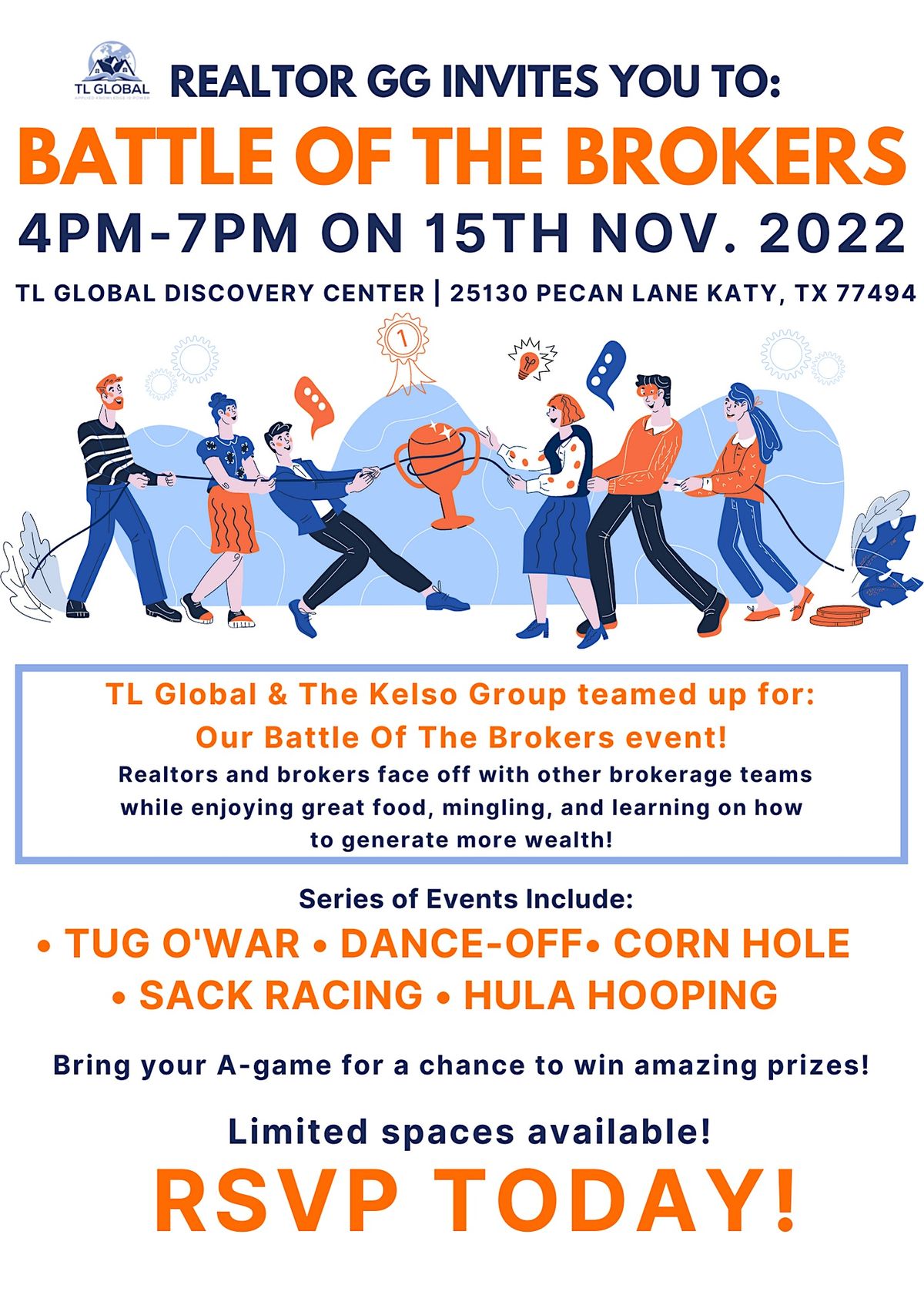 BATTLE OF THE BROKERS, TL Global, Katy, 15 November 2022