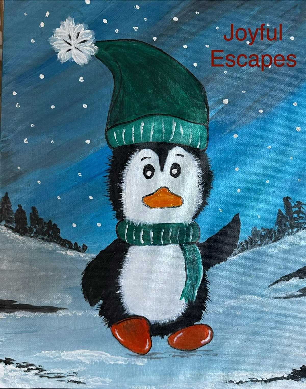 Waddling Winterland Paint Party, Wine for the Win, Troy, 13 January 2026