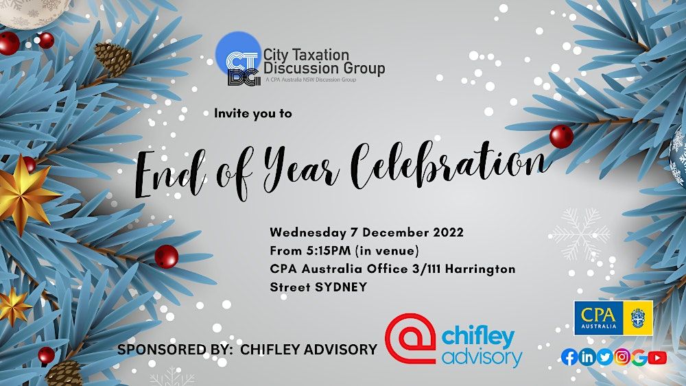 7 December 2022 | End of Year Celebration, CPA Australia NSW, Sydney, 7 ...