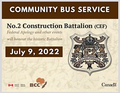 No 2 Construction Battalion - National Apology Community Bus Service ...