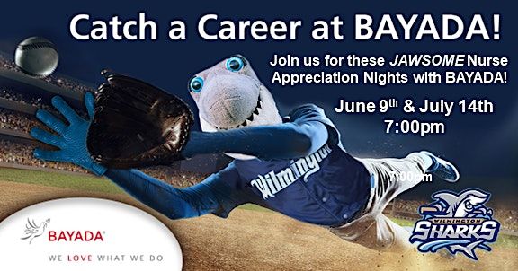 Nurse Appreciation Event with BAYADA and the Wilmington Sharks, Legion ...