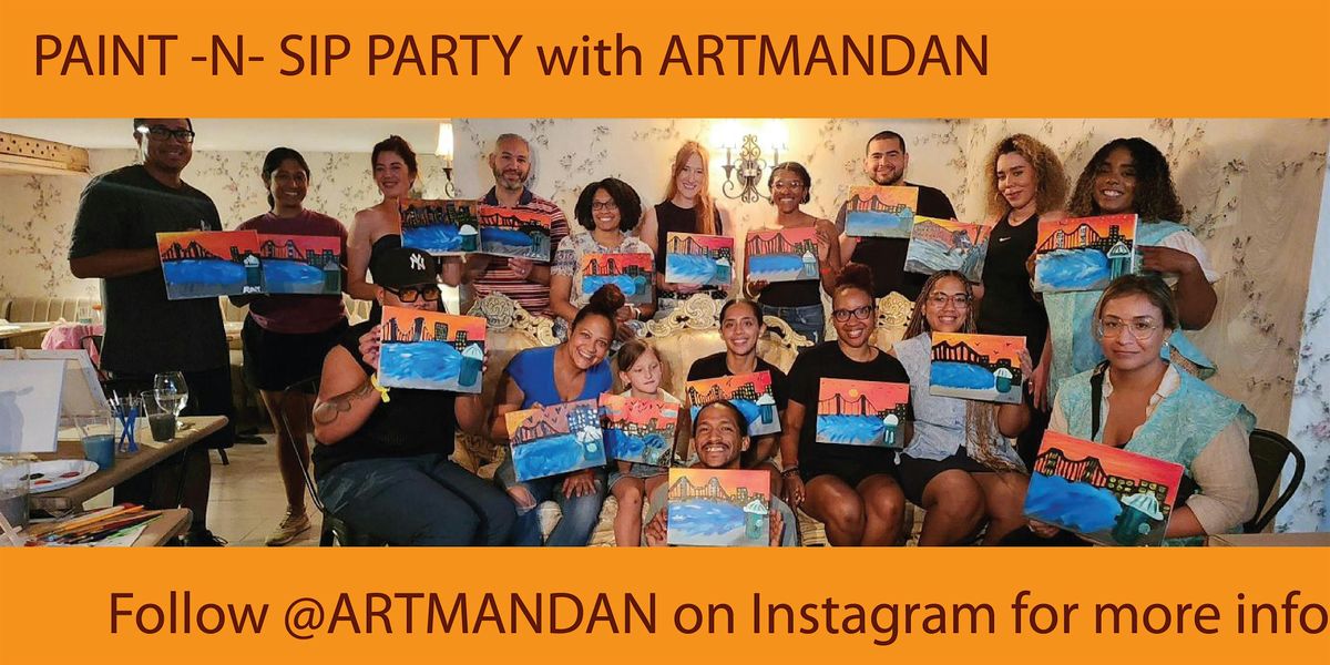 Paint N Sip Party With Art Man Dan, Inwood Local Wine Bar & Beer Garden ...