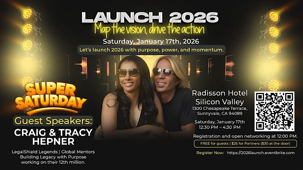NorCals LAUNCH 2026: Map The Vision. Drive The Action., Radisson Hotel ...