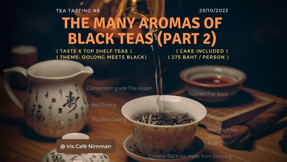 Tea tasting #8: The many aromas of black teas - part 2: oolong meets ...