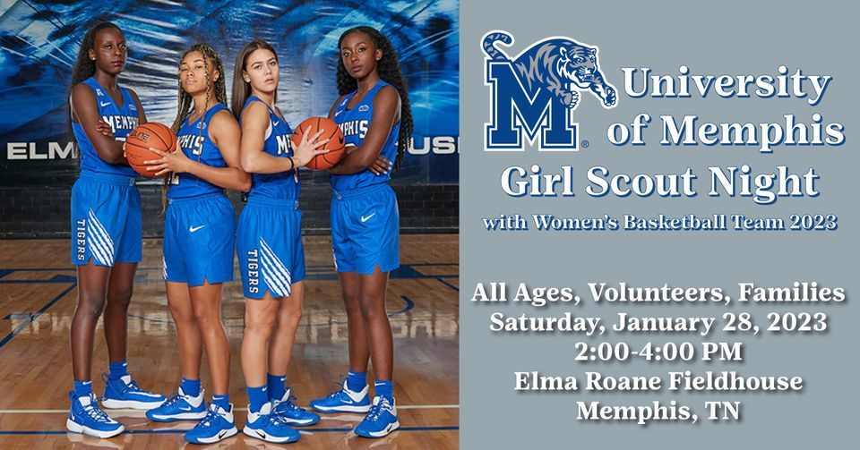 University of Memphis Girl Scout Night with Womens Basketball 2023 ...