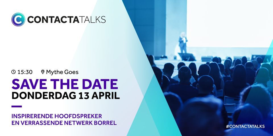 Contacta Talks 2023, De Mythe, Goes, 13 April 2023
