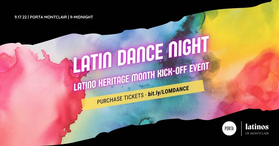 Latin Dance Night, Porta Montclair, Bloomfield, 17 September to 18 ...