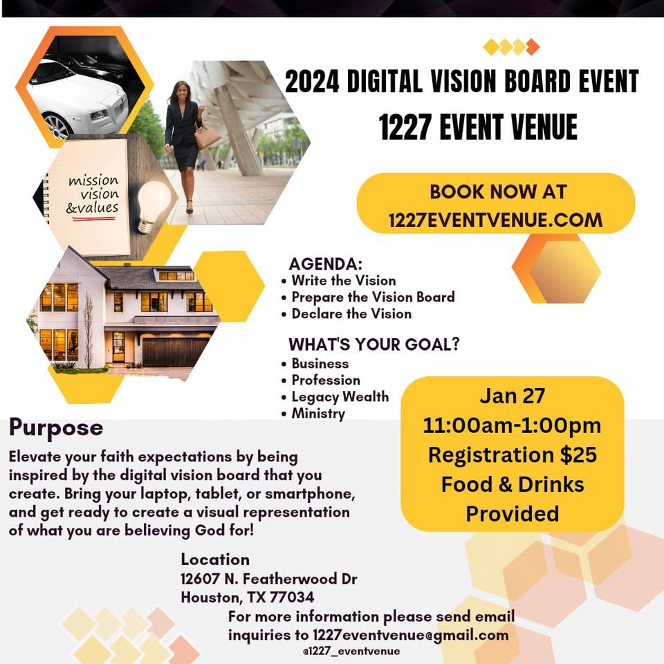 2024 Digital Vision Board Event, Southeast Houston, 27 January 2024