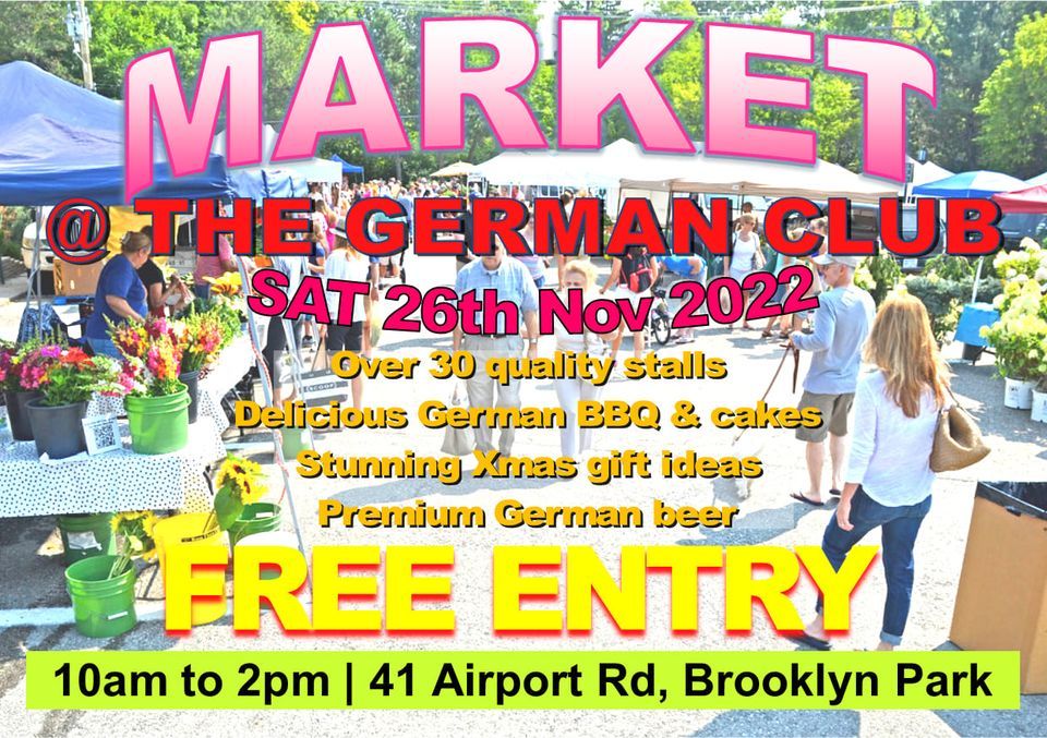 German Club Market, The German Club - Adelaide, 26 November 2022